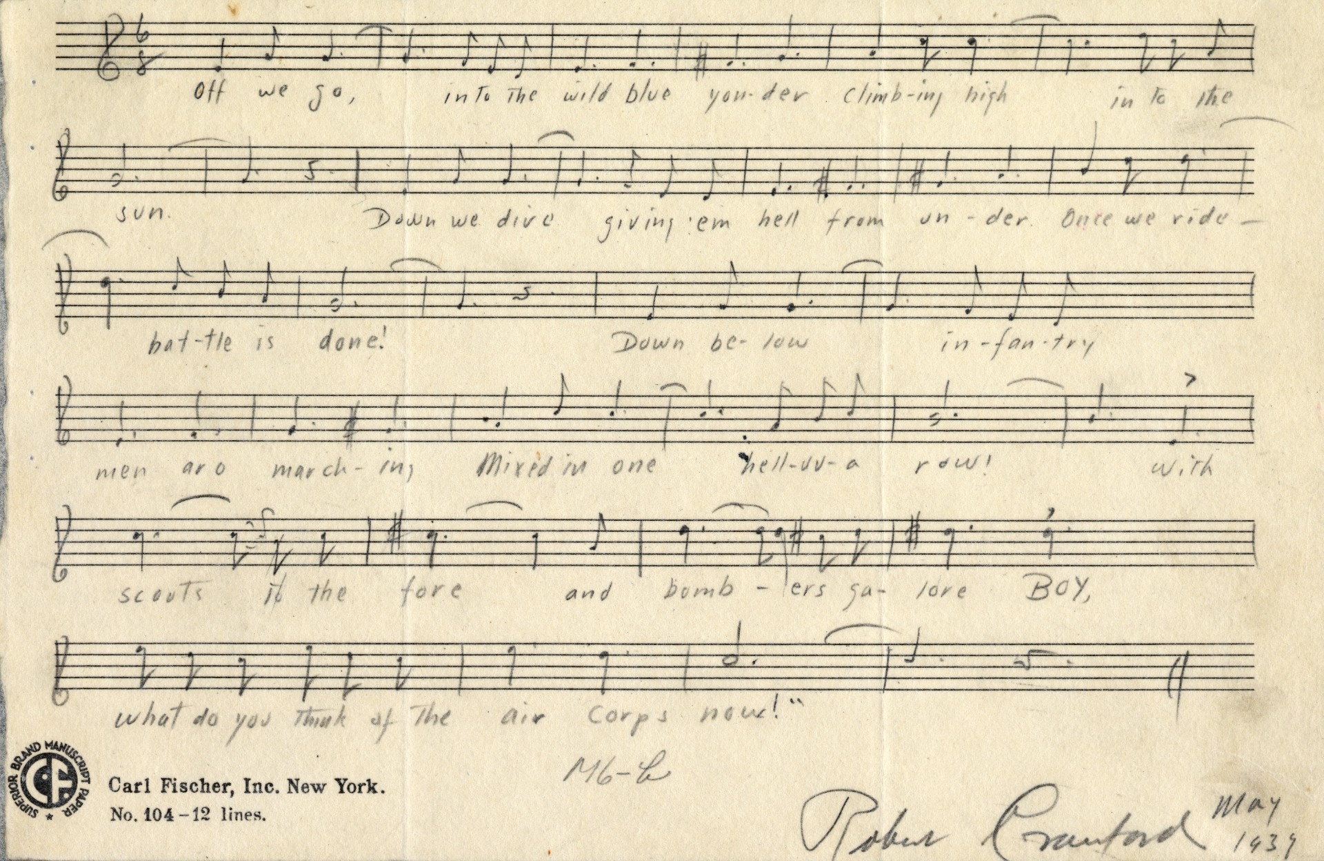 History of the Air Force Song